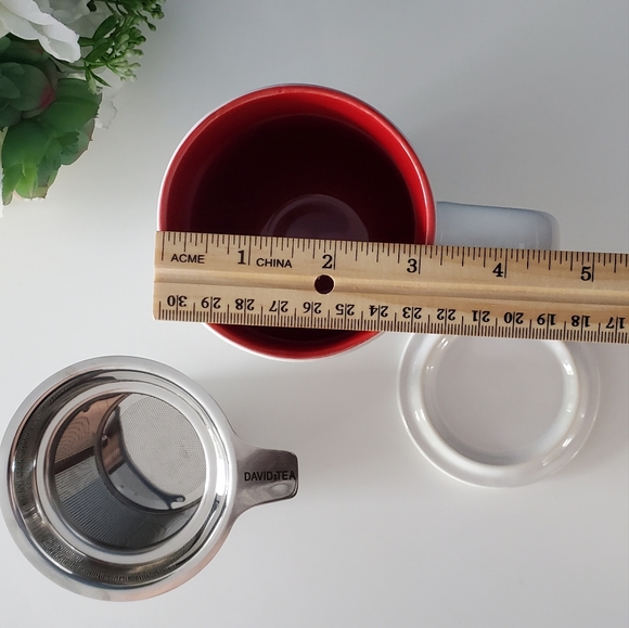 DAVIDs TEA | Dining | Davids Tea Nordic Mug With Infuser And Lid 6oz ...